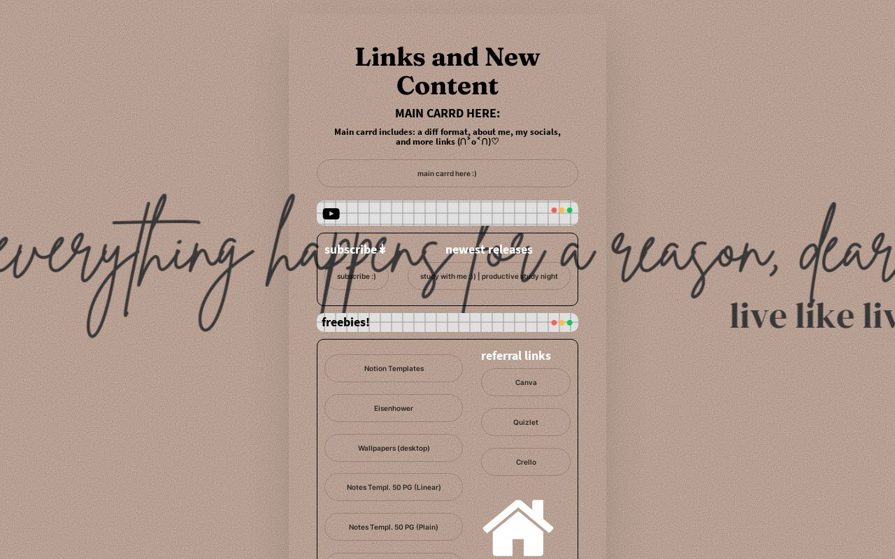 live like liv: Links and New Content